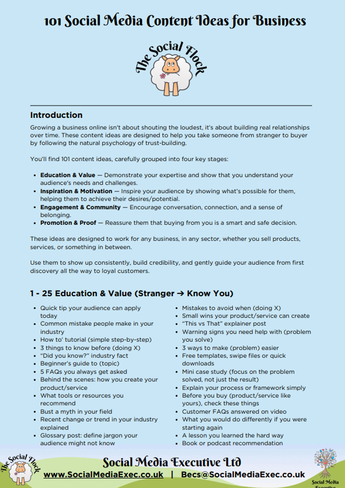 Free Content Planning Tools | Social Media Executive